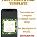 LET’S PARTY Invitation Template - Etsy