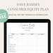 Dave Ramsey Consumer Equity Sheet, Baby Steps Planner, Printable PDF ...