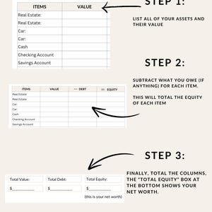 Dave Ramsey Consumer Equity Sheet, Baby Steps Planner, Printable PDF ...