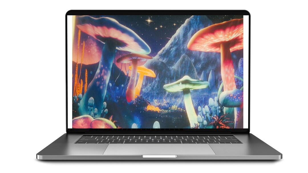 Groovy Mushrooms Desktop Screensaver Laptop Background - Etsy