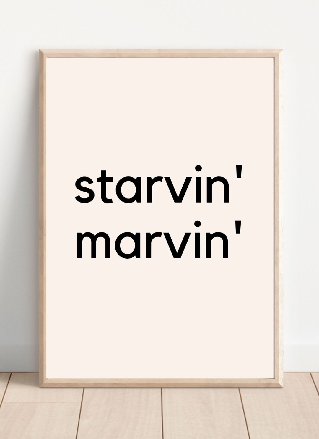 STARVIN' MARVIN' Irish Printable Art, Printable Art, Printable Quote ...