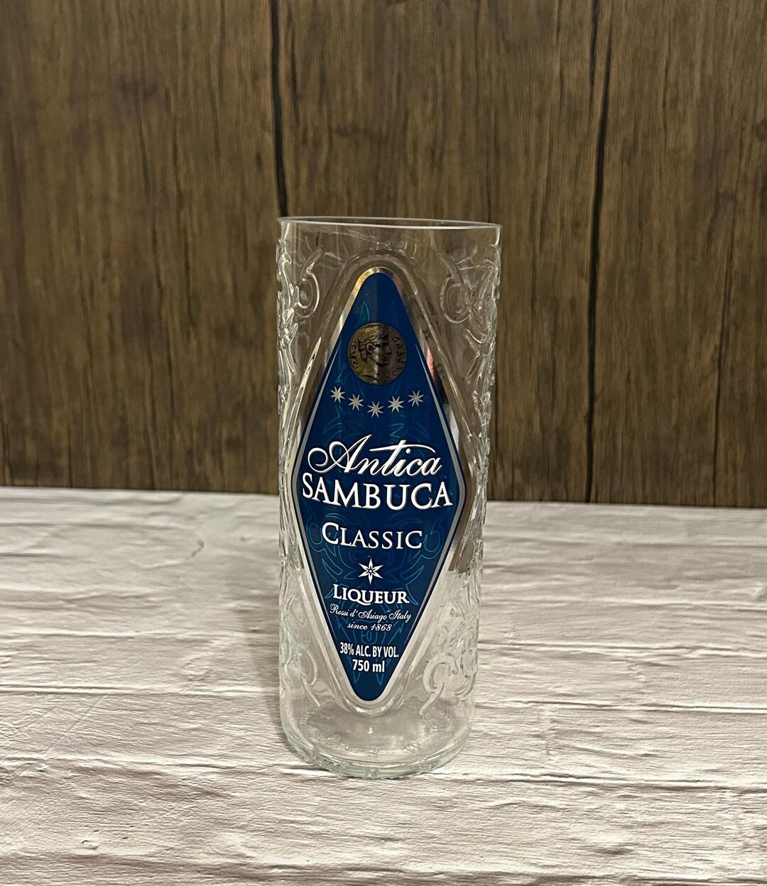 Antica Sambuca Flower Vase/drinking Glass - Etsy