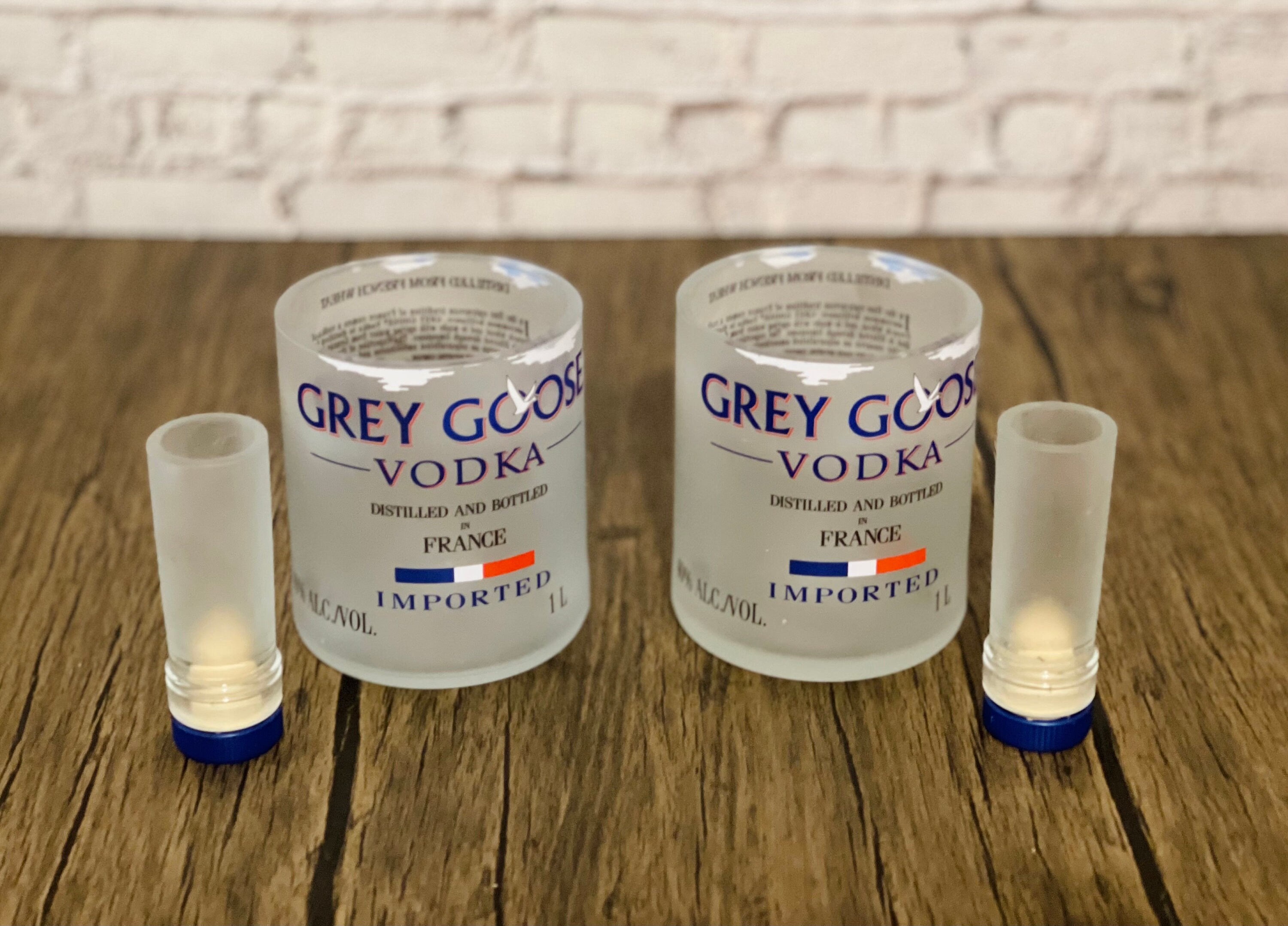 Grey Goose Drinking and Shot Glass Set - Etsy