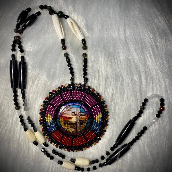 Beaded Medallion Native - Etsy