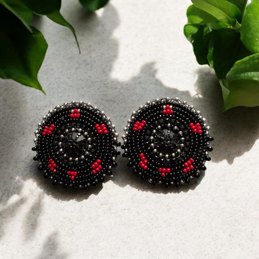 Native American Beaded Turtle Earrings - Etsy