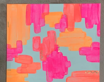 Preppy Canvas Painting - Etsy