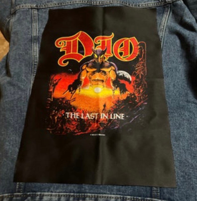 Eddie Munson Costume Dio Back Patch for Denim Jacket 11x17 - Etsy UK