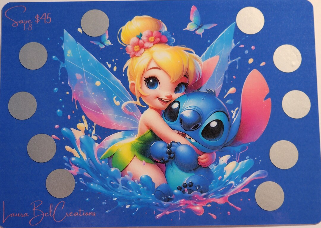 Tink and Stitch, Scratch Off, Save 45, 1-, A5 - Etsy