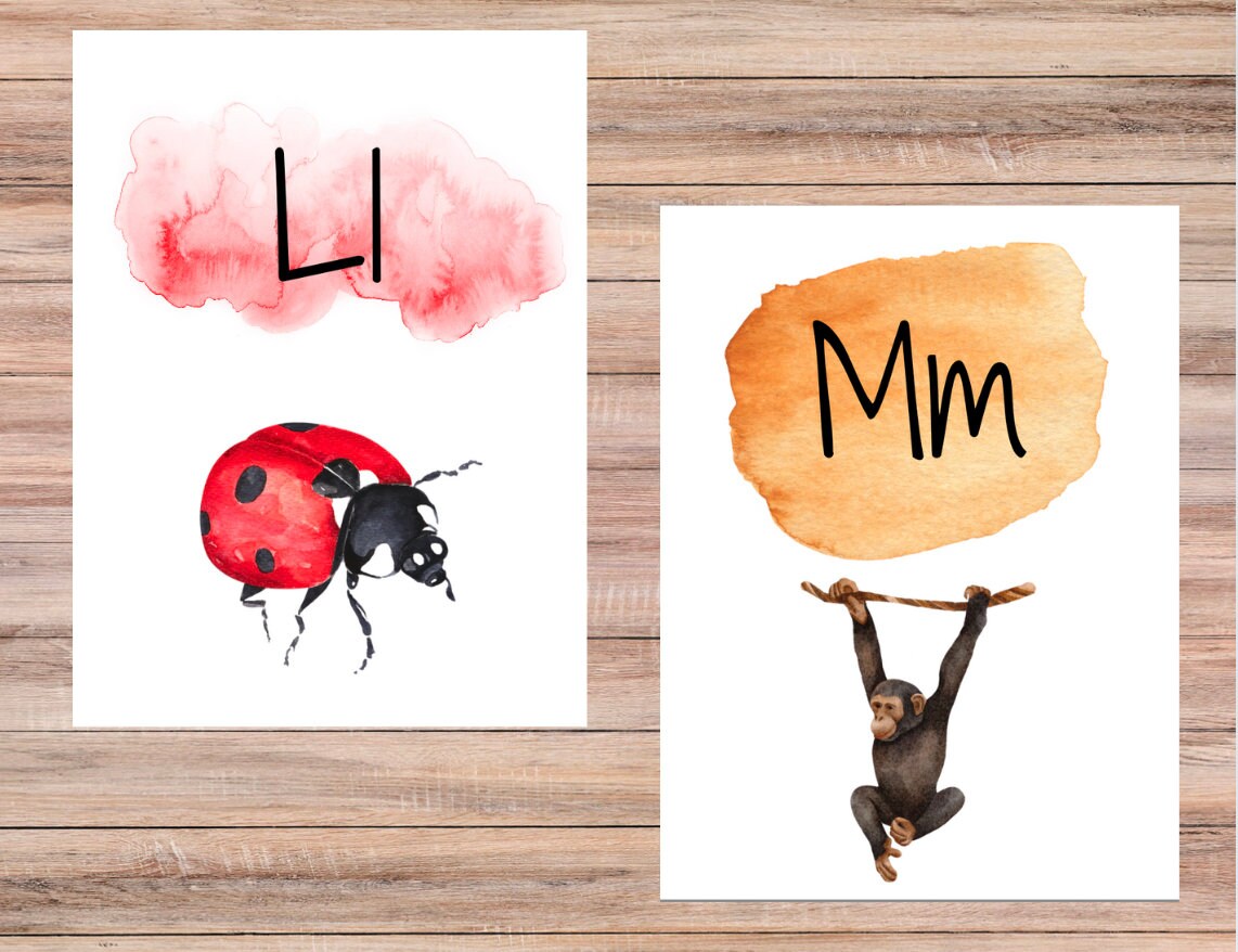 Classroom Minimalist Alphabet Posters - Etsy