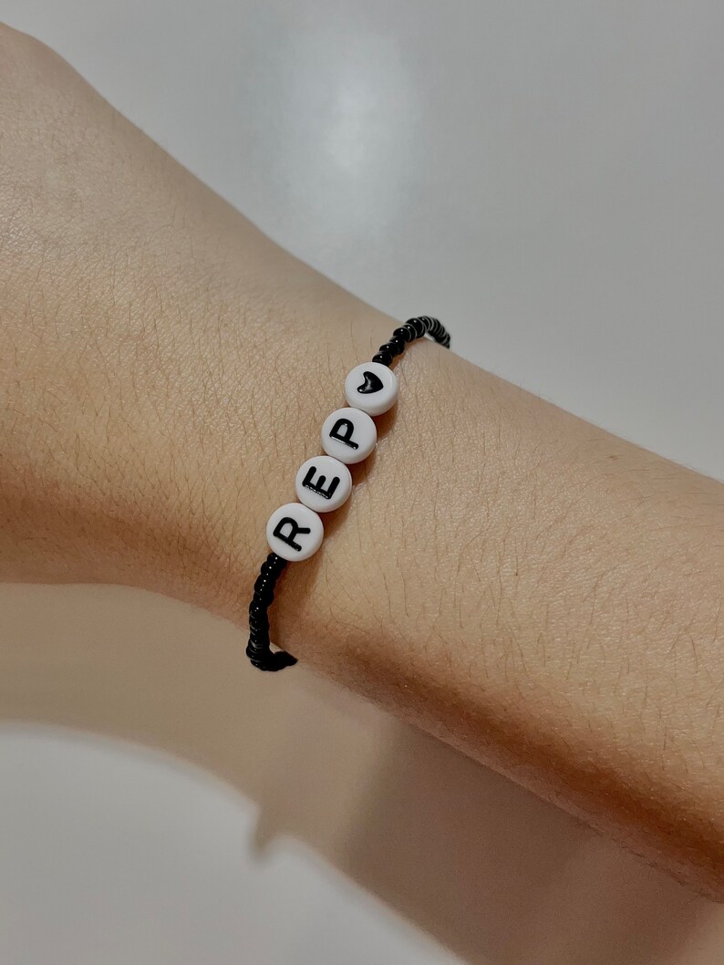 Taylor Swift Reputation Inspired Handmade Eras Tour Beaded Friendship ...