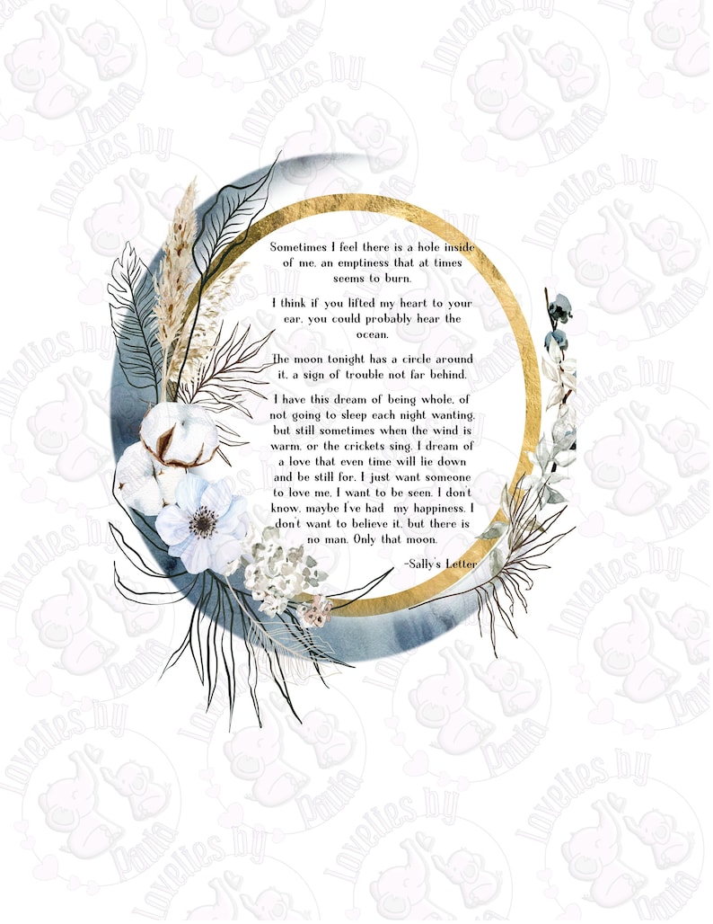 Sally's Letter - Etsy