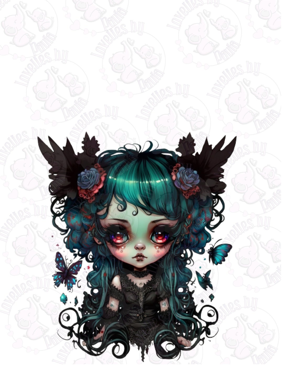 Gothic Fairy2 customizable - Etsy