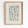 Barnyard Alphabet Nursery Print. Digital Nursery Decor. Animal Alphabet ...