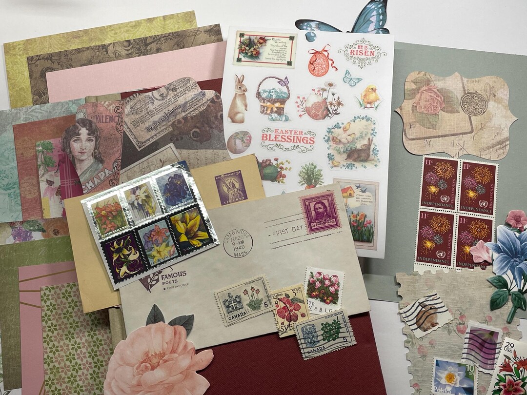 Easter Ephemera Pack: Vintage and Modern Mix of Over 50 Items ...