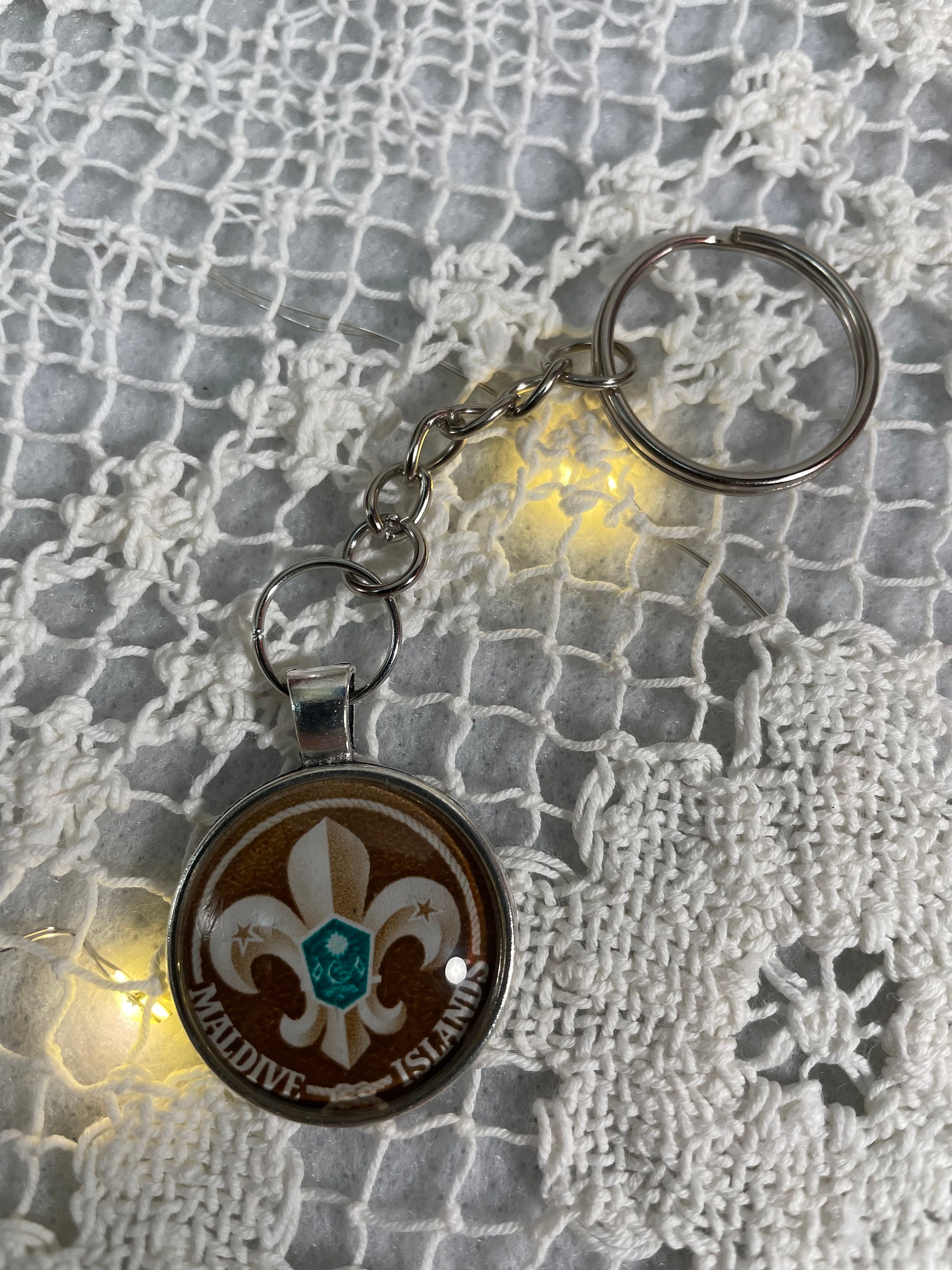 Keychain With Postage Stamp, Boy Scouts - Etsy