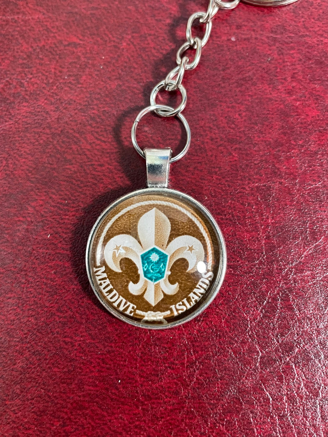Keychain With Postage Stamp, Boy Scouts - Etsy