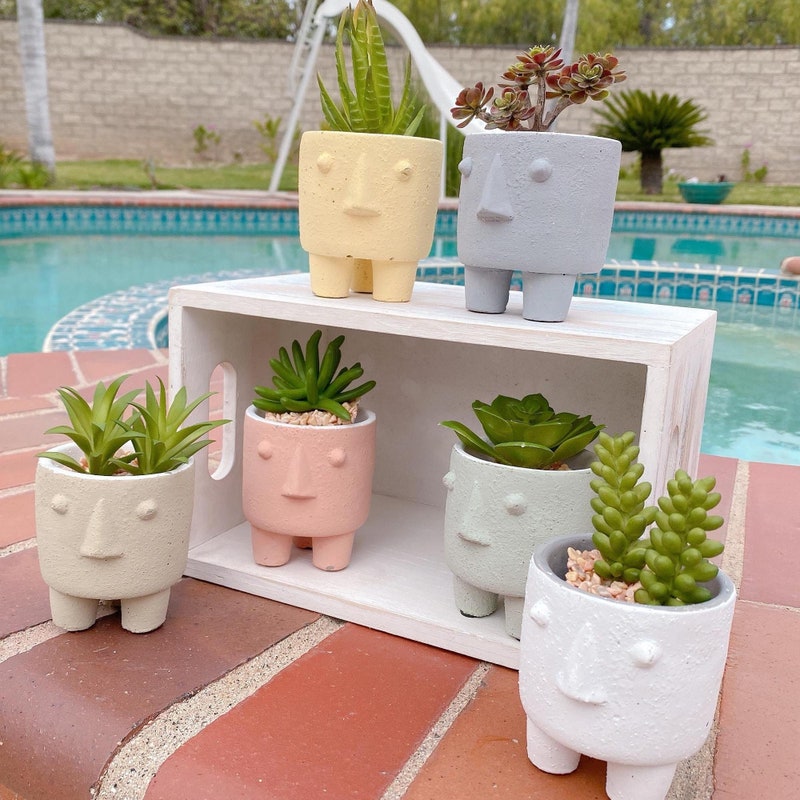 Face Planter Pot - Etsy