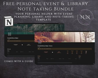 Notion Library Template - Etsy