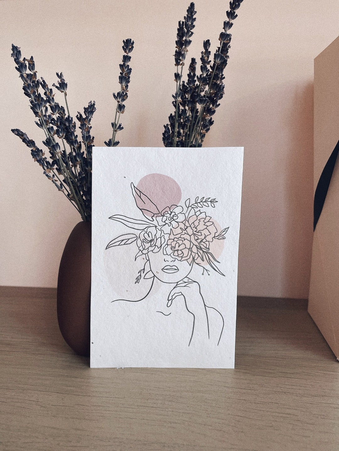 Plantable Postcard, Aesthetic Postcards, Seed Paper Postcard, Seed ...