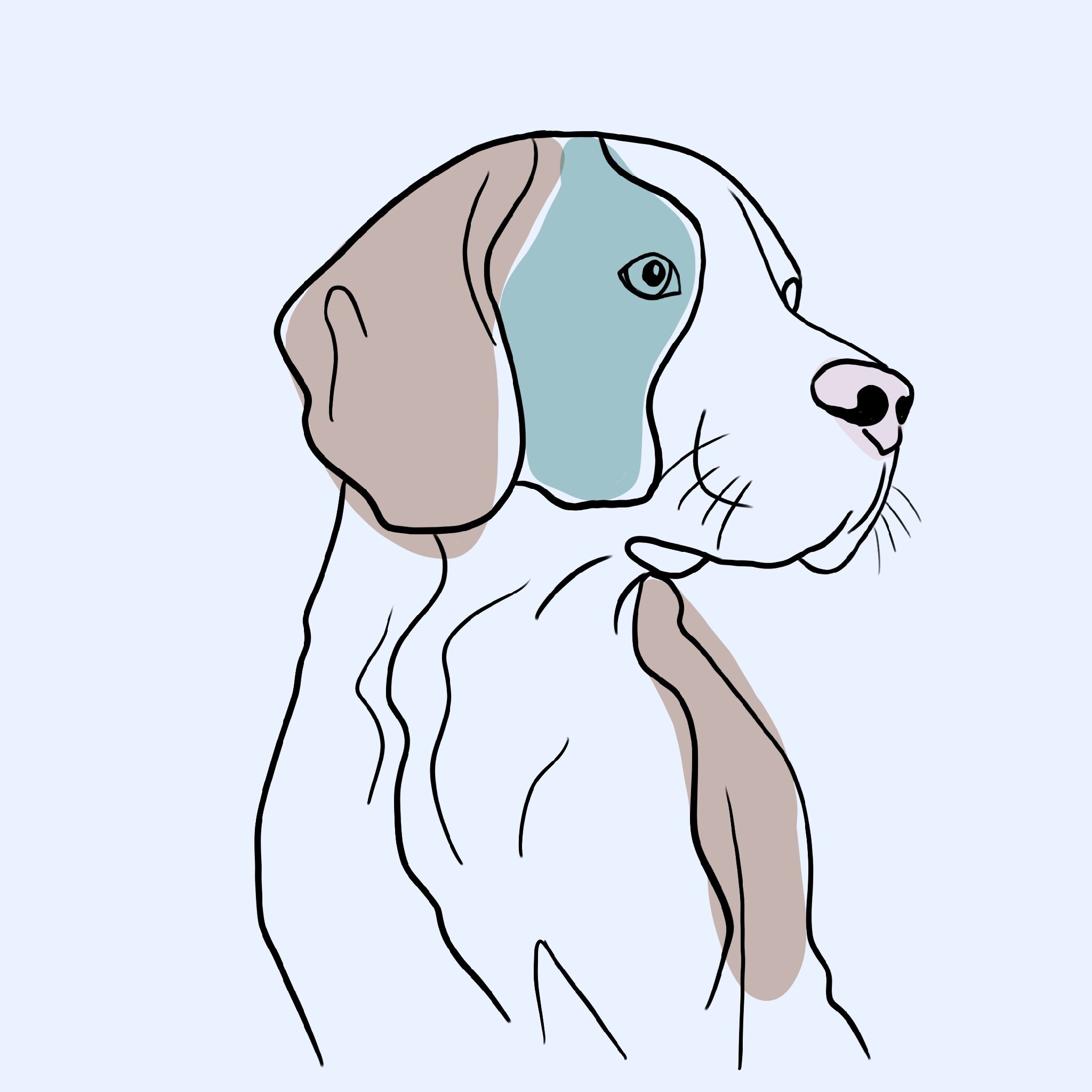 Pet Line Drawing Pet Illustration From Photo Pet - Etsy Canada