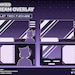 Animated Overlay "violet Tech" | Technological Streaming Screen Twitch ...