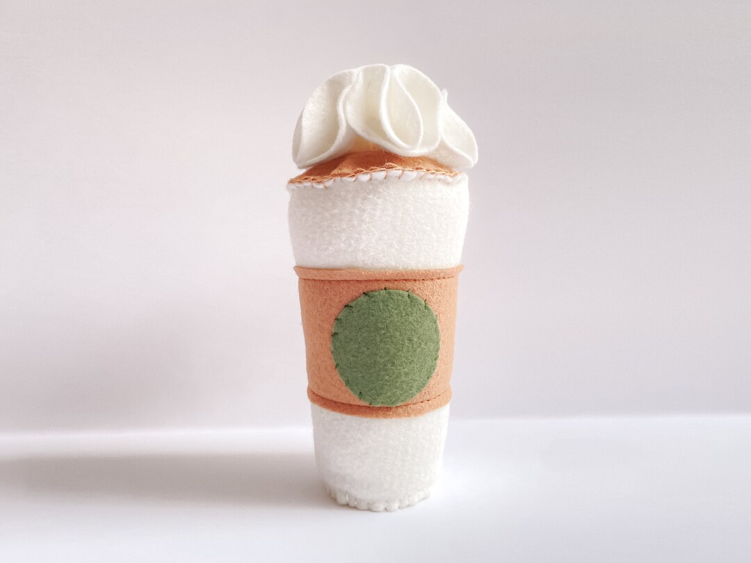 Felt Coffee Cup/play Food Drink/ Handmade Play Food Toys/ Starbucks ...