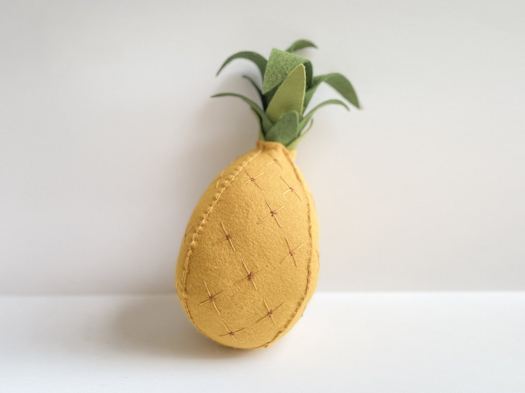 Pineapple Felt Play Food/ Fruit Handmade Play/ Summer Food Toys/ IKEA ...