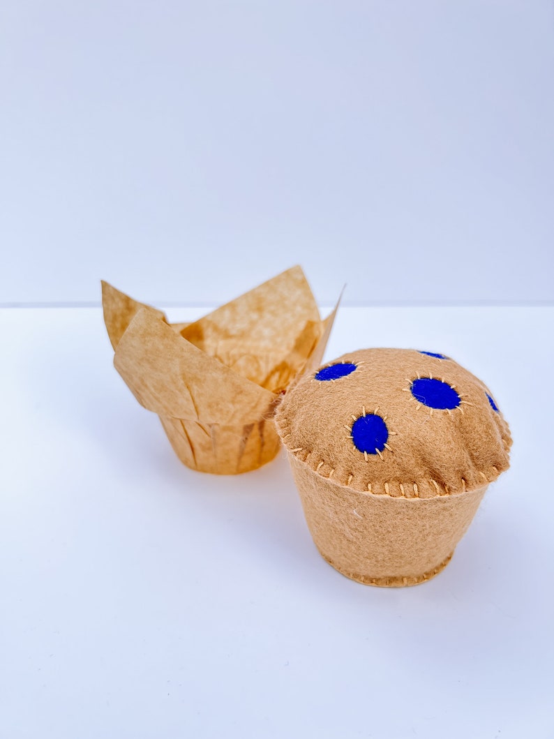 Felt Blueberry Muffin - Etsy