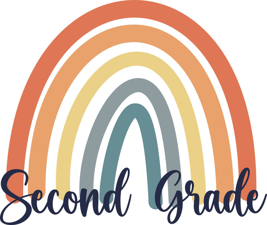Second Grade Teacher Rainbow SVG Digital Download, Cute Teacher Back to ...