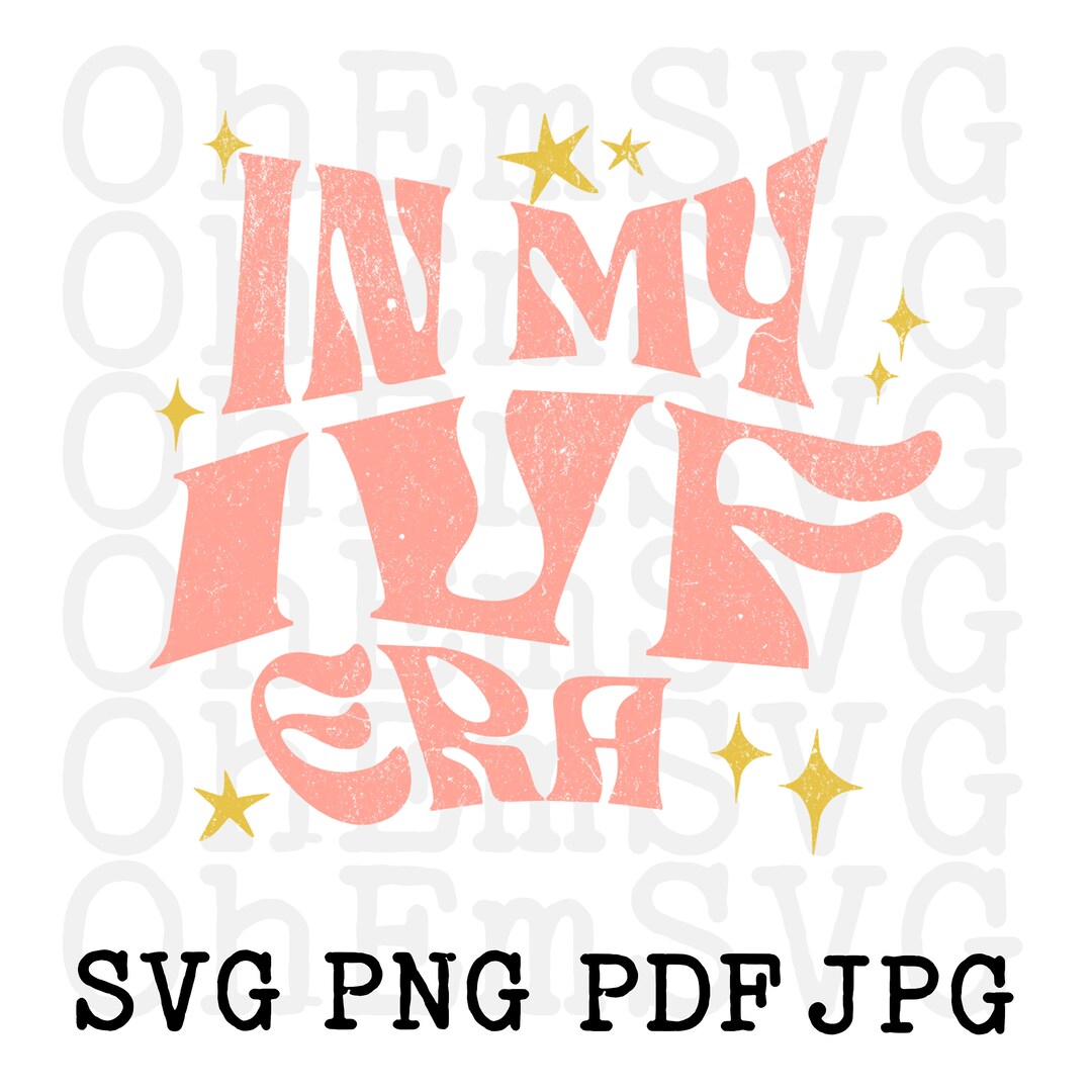 In My IVF Era SVG Digital Download, Cute Wavy Retro Ivf Font Print on ...