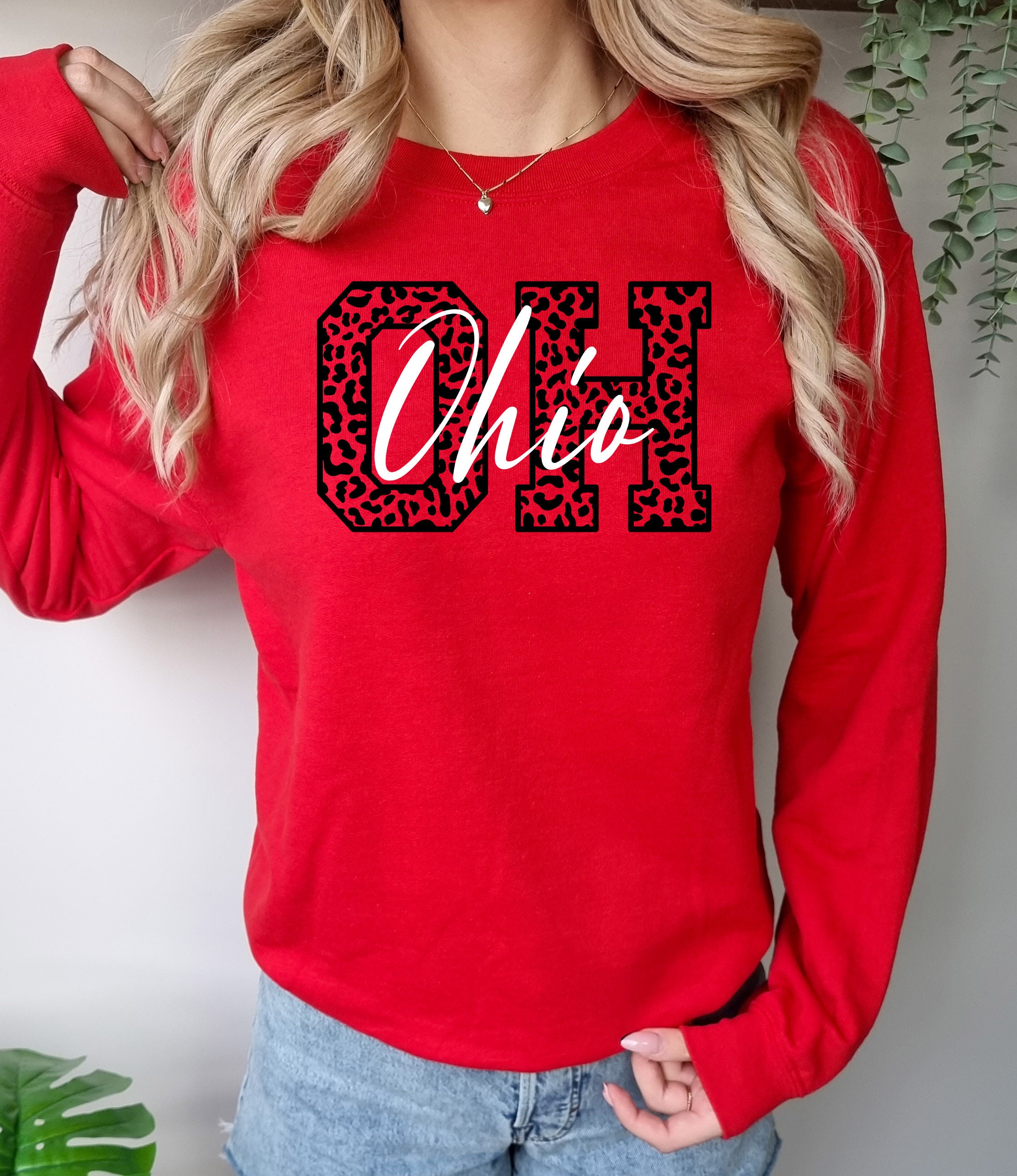 Leopard Print Ohio SVG Digital Download, Cute Retro Ohio Leopard Print ...