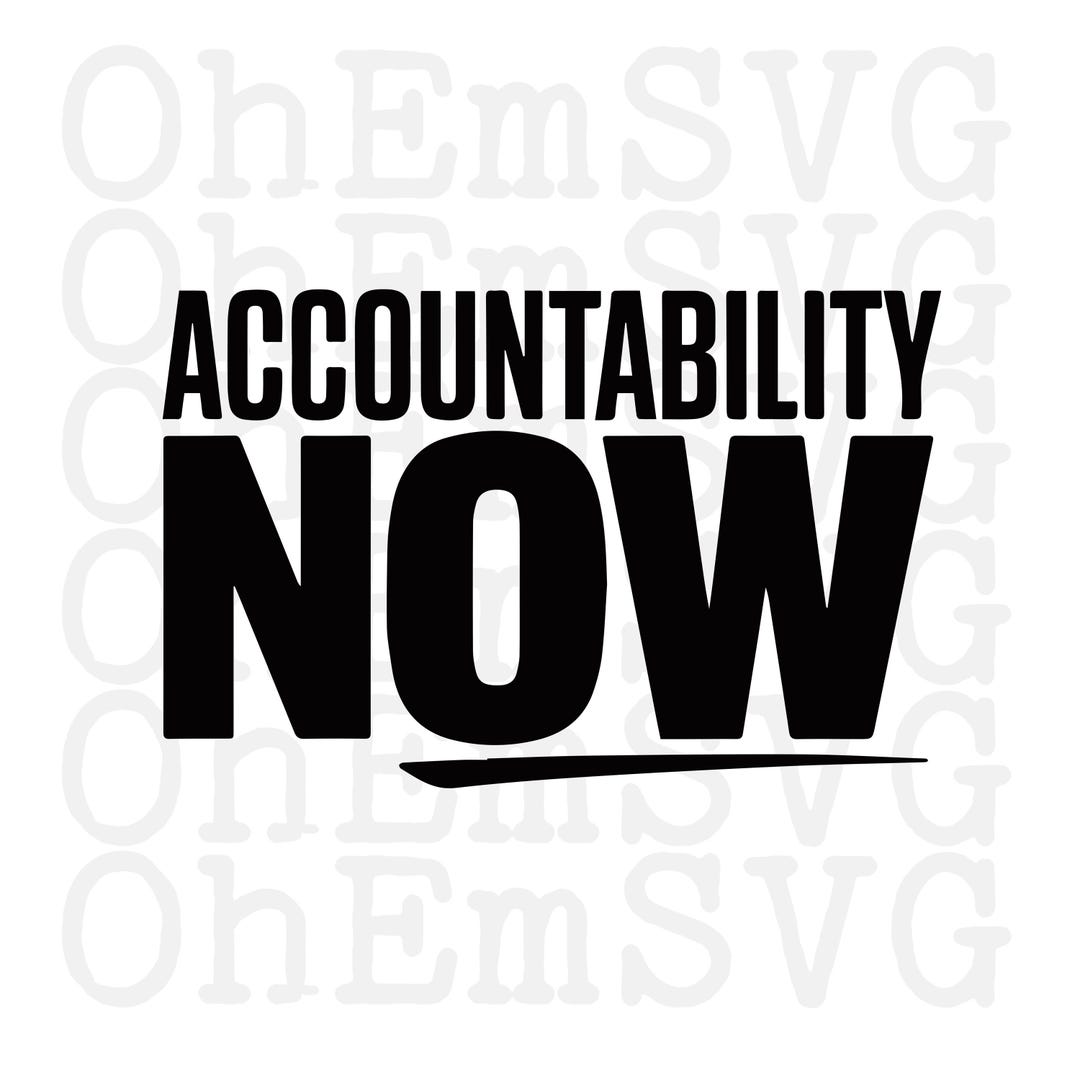 Accountability Now SVG and PNG: Anti-ice Design (digital Download) - Etsy