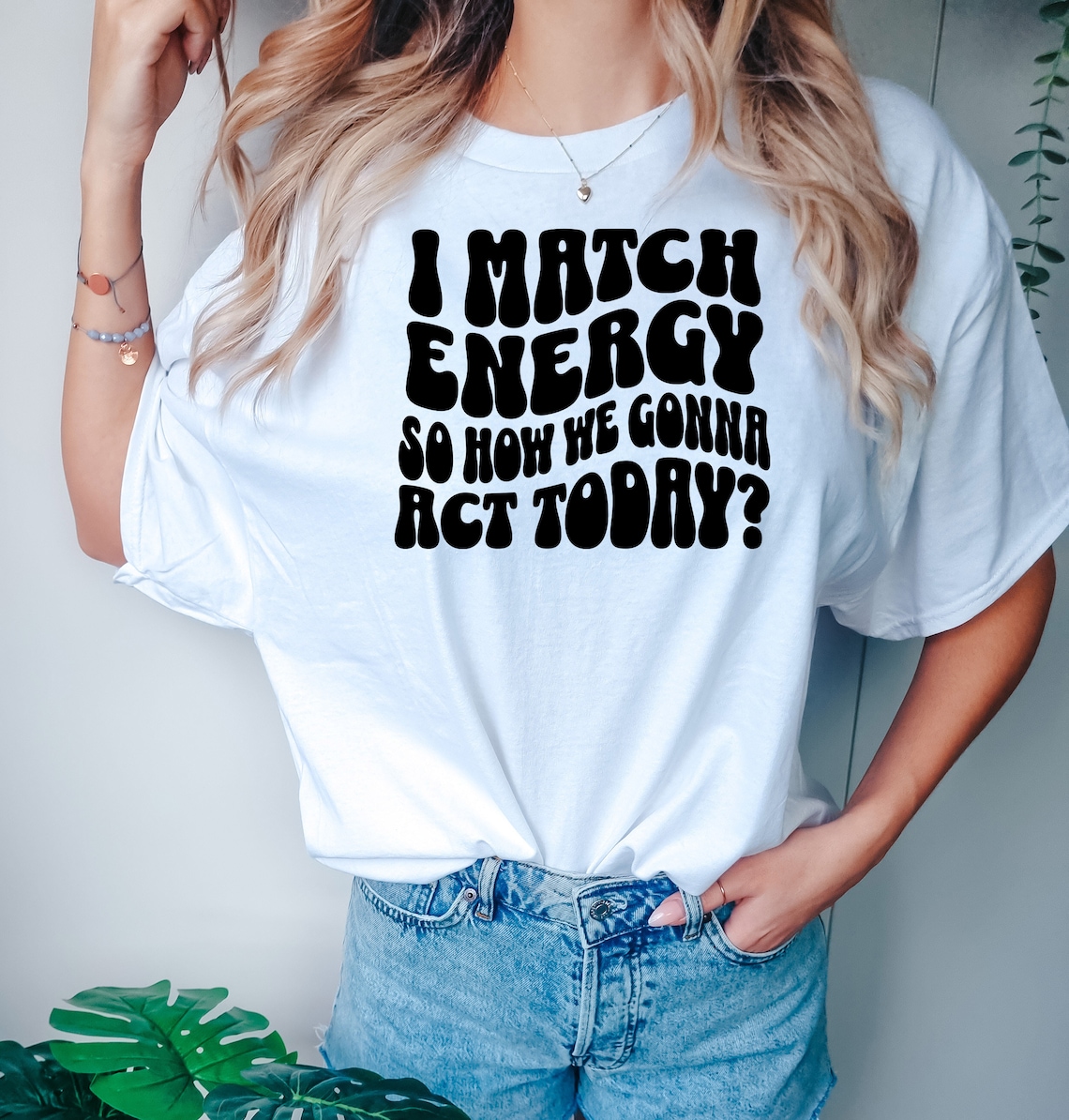 I Match Energy SVG Digital Download, Cute Wavy Retro Font Print on ...