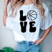 Basketball Love SVG Digital Download, Cute Love Basketball Print on ...