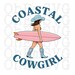 Coastal Cowgirl PNG Digital Download, Cute Country Western Png, Print ...