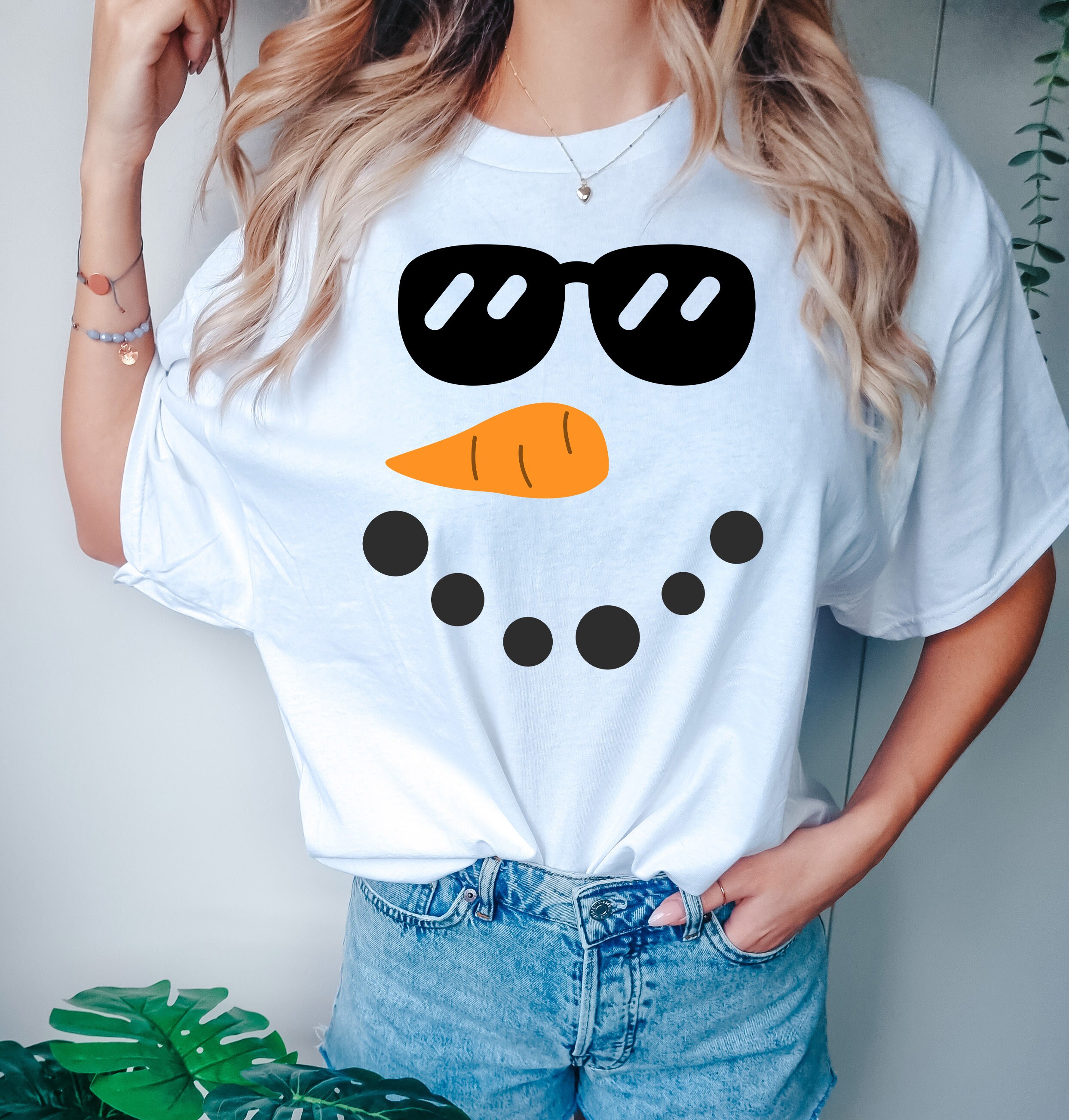 Cool Snowman Face SVG Digital Download, Cute Snowman Christmas Holiday ...