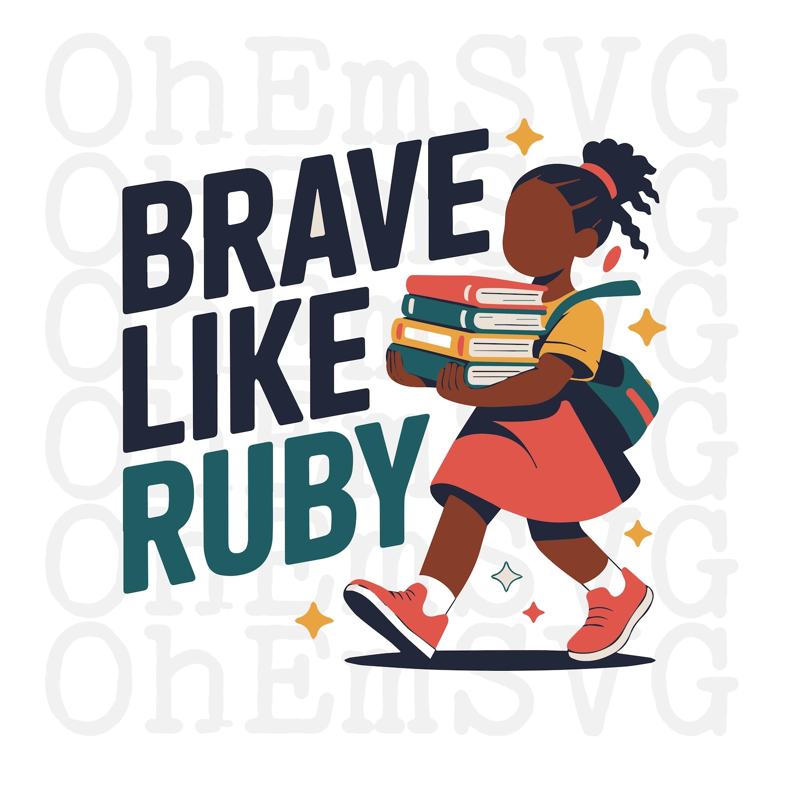 Brave Like Ruby SVG: Black History Month Design (digital Download) - Etsy
