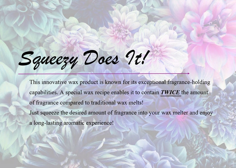 Squeezy Does It Pure Soy Squeezable Wax Wax Warmer Wax Melts Fragrance Squeeze Wax 8oz Bag - Etsy