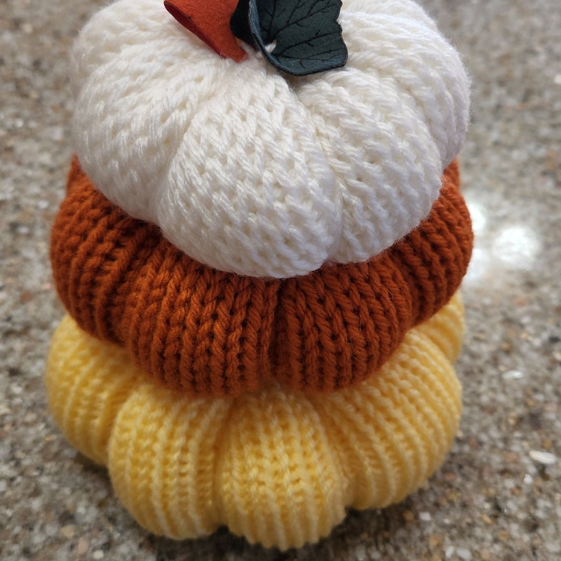 Knit Pumpkins - Etsy