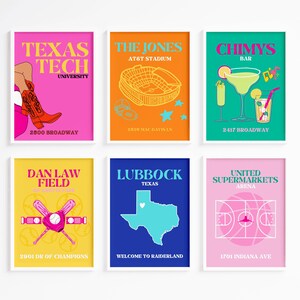 Texas Tech Preppy Bundle of 6 TTU Digital Downloads Trendy - Etsy