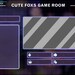 Animated Twitch Overlay Cute Fox Game Room, Animated Stream Package Lo ...