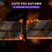 4x Animated Fall Fox Webcam Overlay, Webcam Border for Autumn Twitch ...