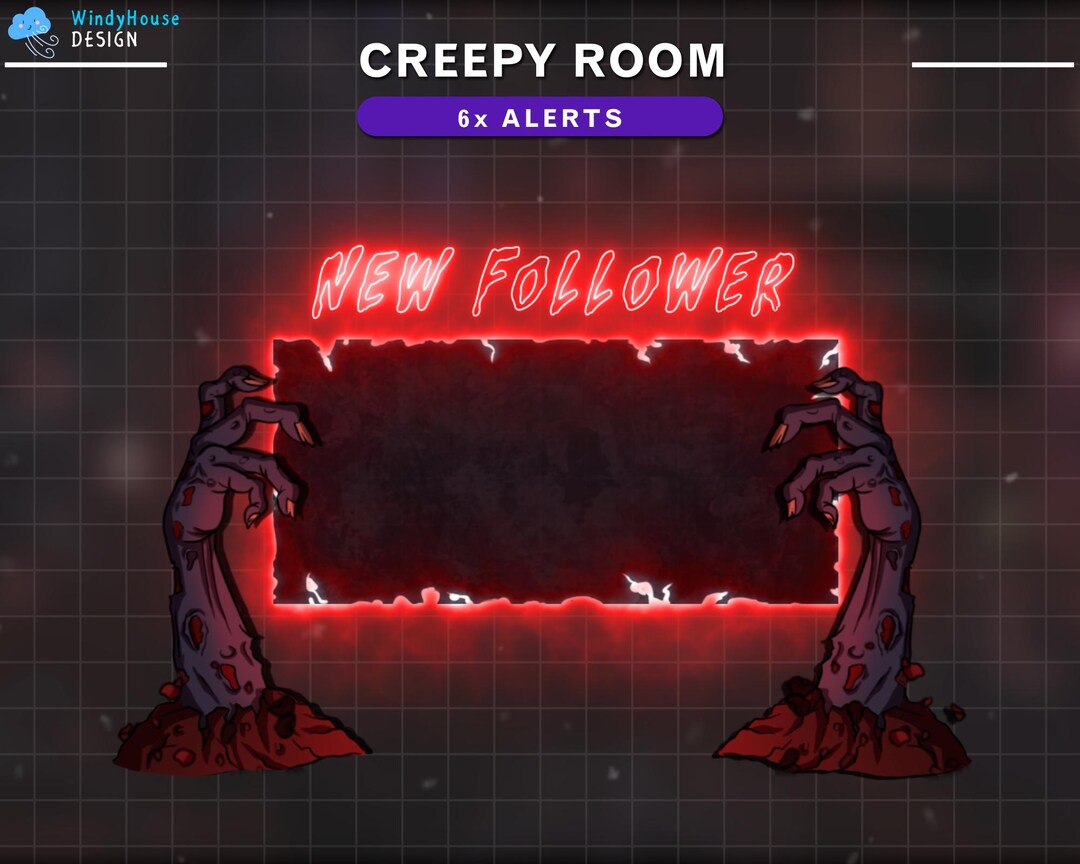 Animated Zombie Hand Twitch Alerts, Horror Stream Alerts, Spooky Alerts ...