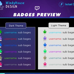 30x Weed Leaf Twitch Bit Badges, Complete Twitch Bit Badges Set ...