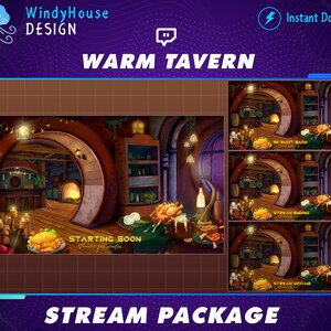 Animated Warm Tavern Stream Package Cozy Medieval Fantasy - Etsy