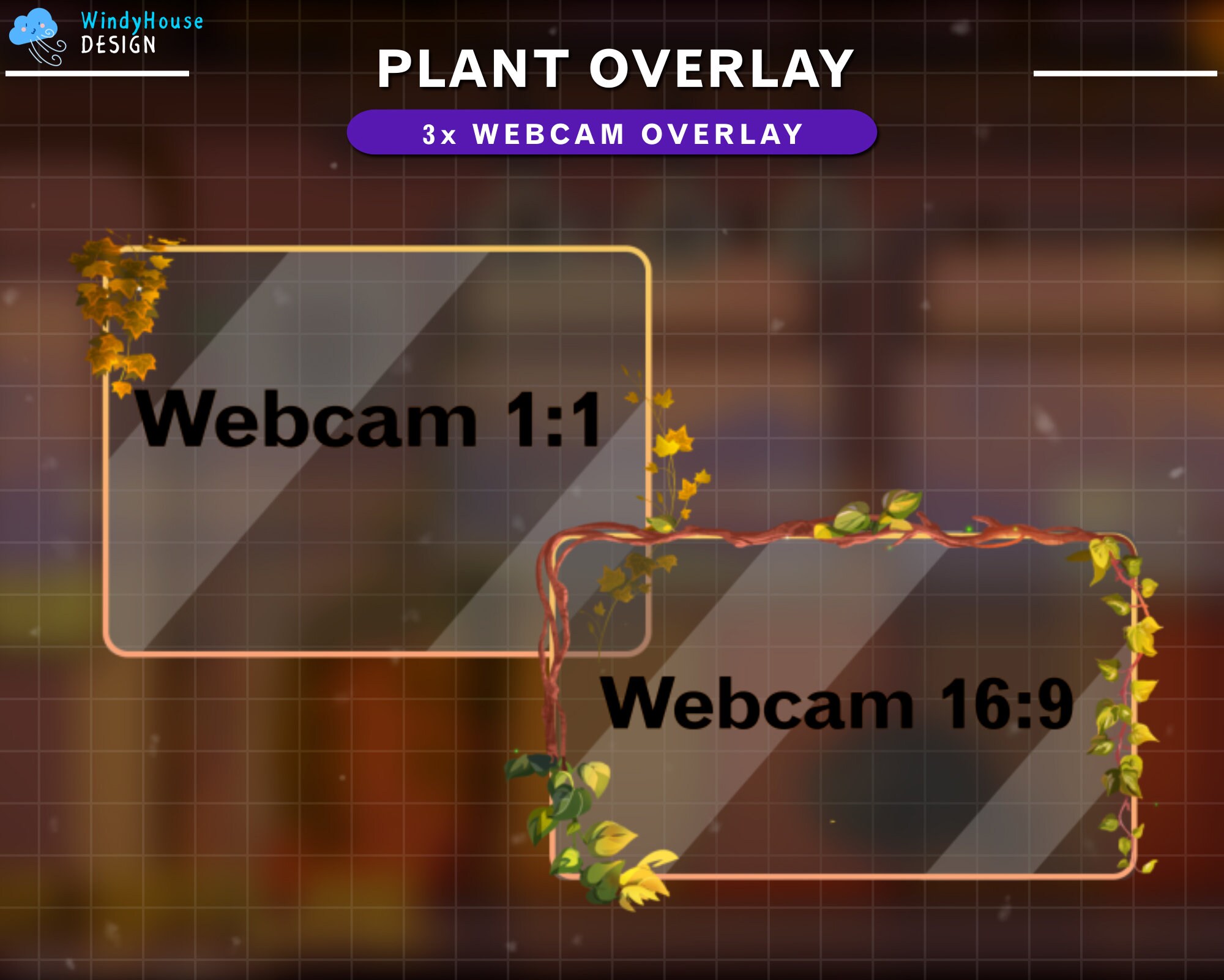 Animated Plant Webcam Overlay - Etsy