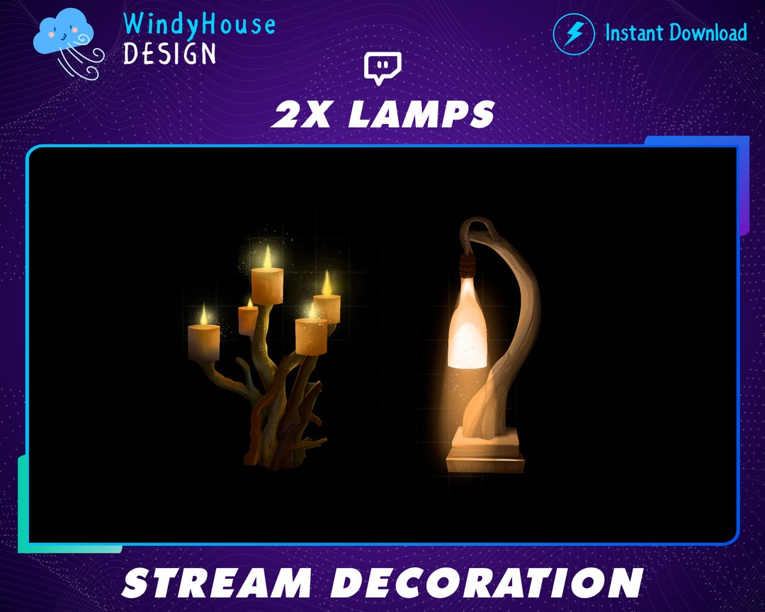 Animated Vintage Candle Table Light, Old Design Lamp Stream Decorations ...