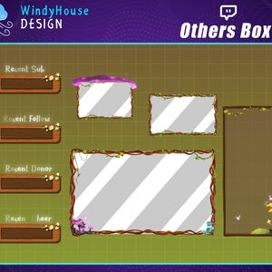 Enchanted Forest Animated Stream Package | Fairy Land Twitch Overlay ...