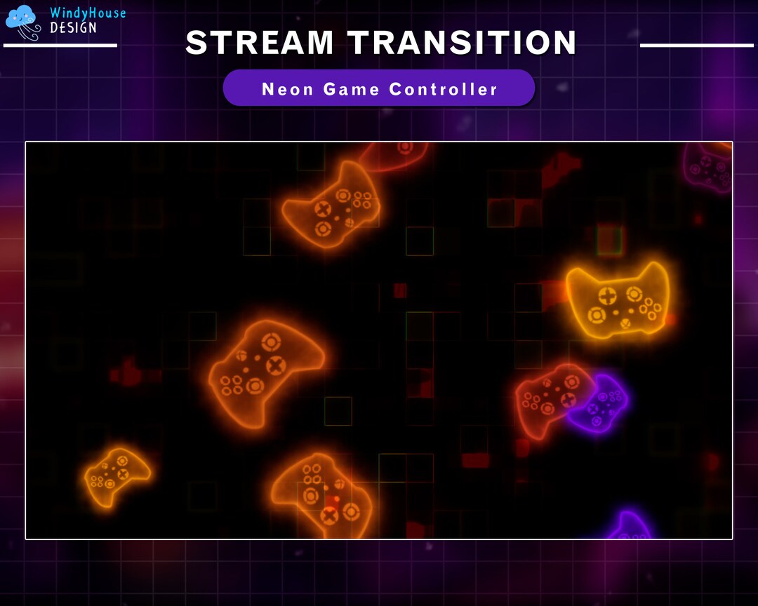 Gamepad Stream Transition , Game Controllers Twitch Transition, Retro ...