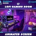 Animated Gaming Room Twitch Stream Package, Cozy Bed Room Twitch ...
